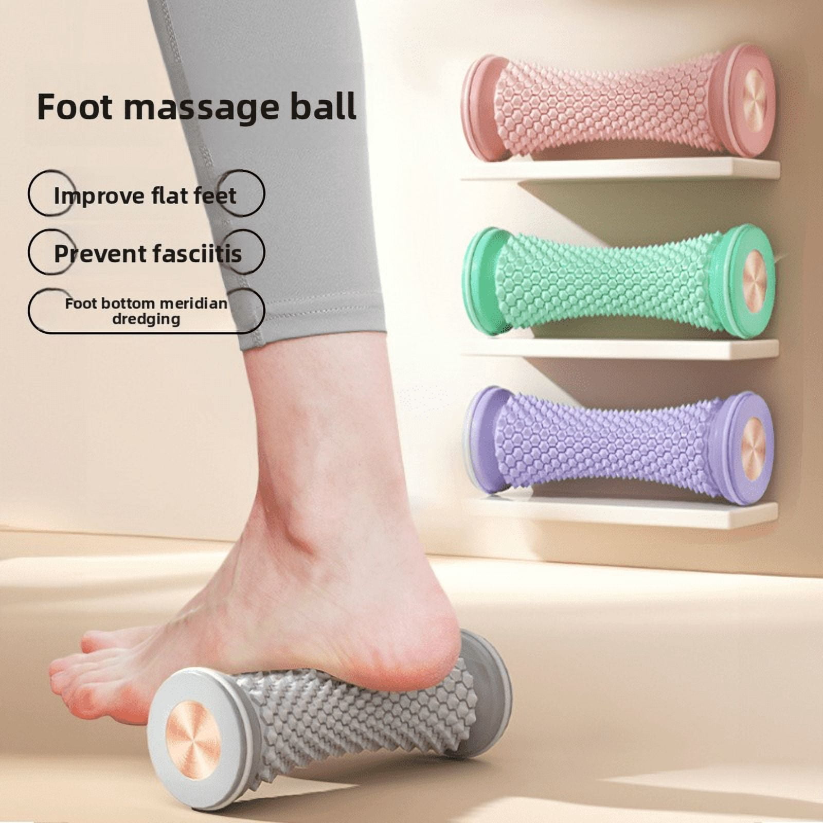 CNV Ergonomic Foot Massage Roller for Arch Pain Relief and Reflexology ...