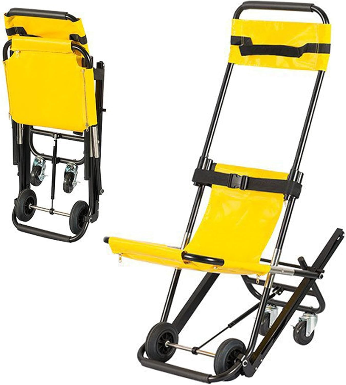 CNV Folding Stair Climbing Wheelchair, EMS Stair Chair Withstands 350. ...
