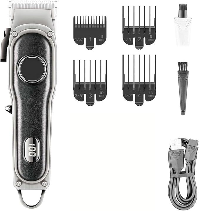 CNV Hair Clippers for Men, Hair Trimmer Adjustable Hair Clipper Barber ...