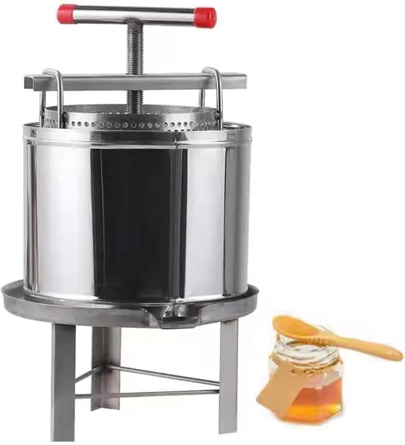 CNV Honey Extractor Manual Stainless Steel Honey Press Beeswax ...