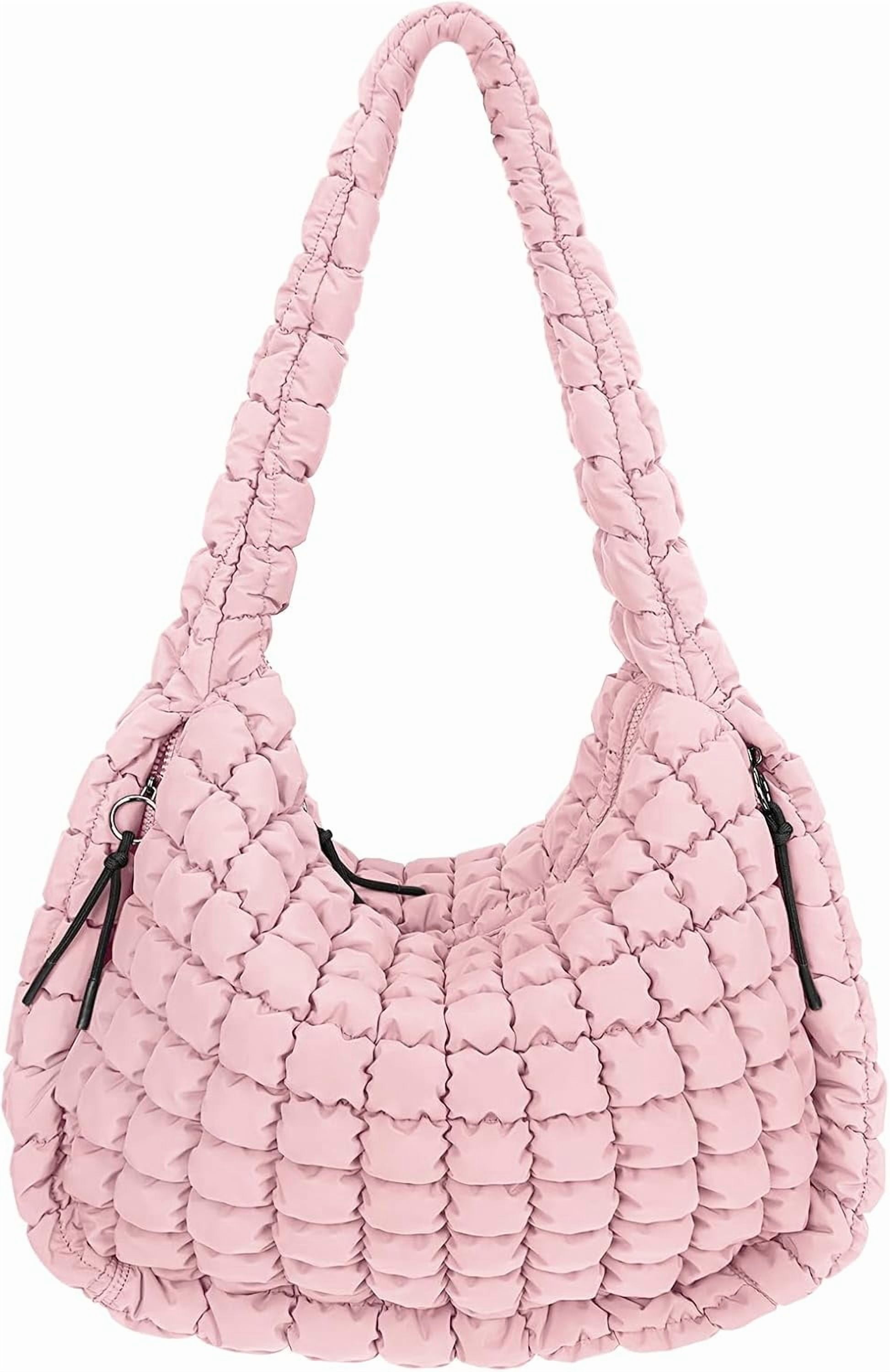 CNV Quilted Tote Bag Large Carryall Puffer Shoulder Bag Lightweight ...
