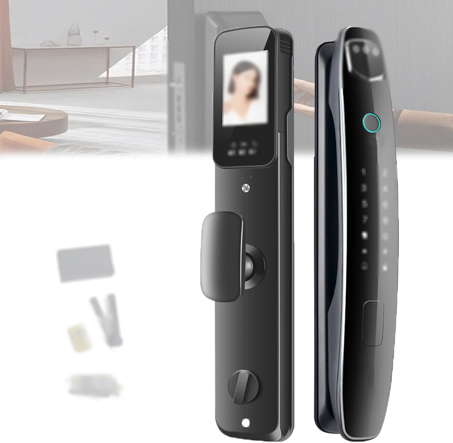 CNV Smart Door Lock Deadbolt,Smart Keyless Entry Lock,Face Recognition ...