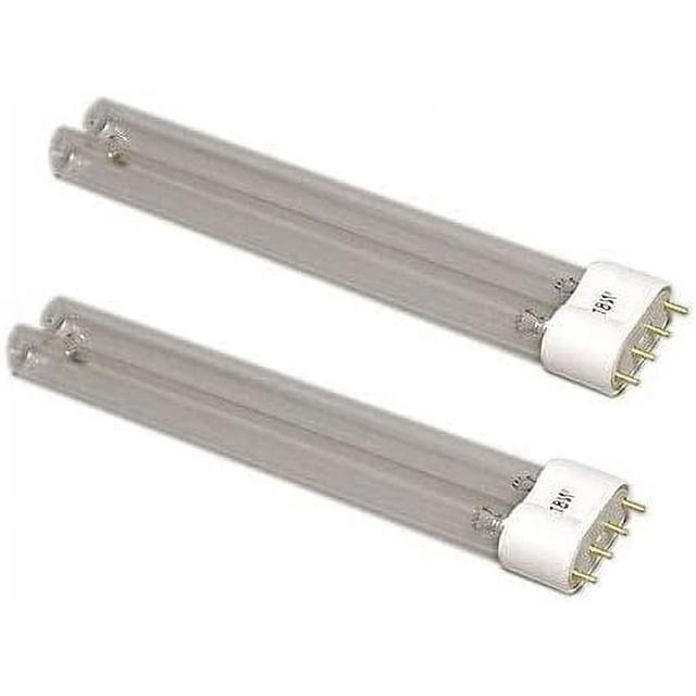CNZ 18 Watts 2G11 Base UV-C Germicidal Ultraviolet Light Bulb, 2-pack ...