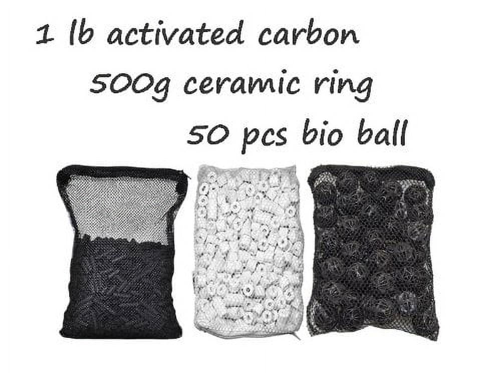 CNZ Aquarium Filter Media Kits - Activated Carbon, bio Ball, Ceramic ...