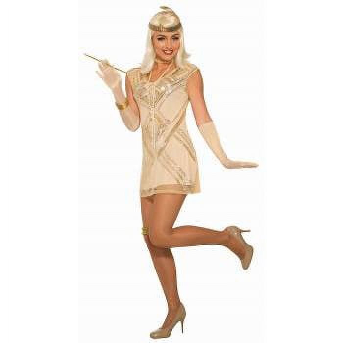 Forum Novelties Women's Roaring 20s Beaded Flapper Costume Dress XS ...