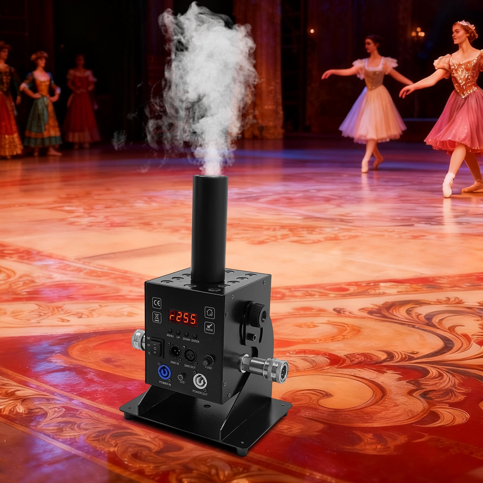 CO₂ Fog Jet Machine with 12 LED Lights – Adjustable 180° Spray Angle ...