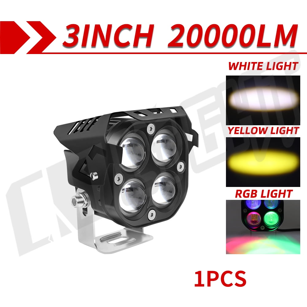 CO LIGHT 4 Inch LED Light Bar 6500K Spot Flood Work LED Pod Lights Off ...