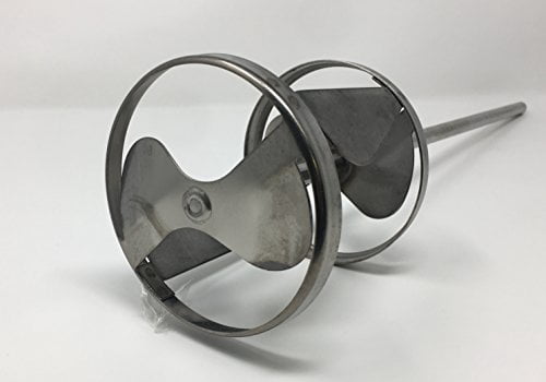 CO. PS-1 1/2" Shaft 5-10 Gallon Stainless Steel Mixing Blade - Walmart.com