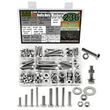 CO-RODE 236PCS 1/4-20, 5/16-18, 3/8-16 Heavy Duty Bolts and Nuts ...