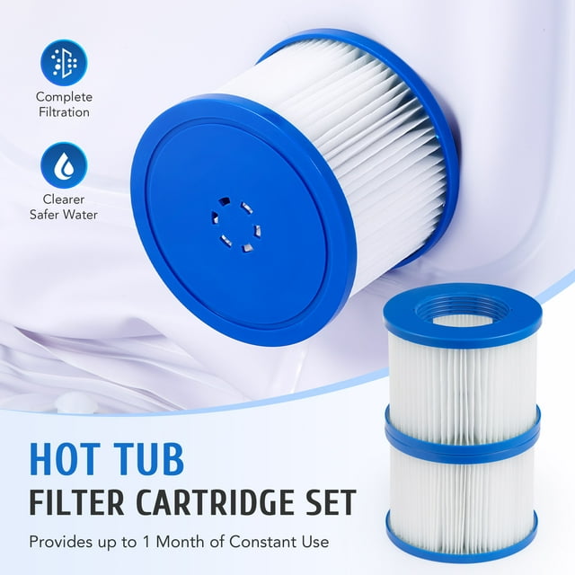 CO-Z 4"x3" Replacement Filters for Inflatable Hot Tubs & Portable Pools ...