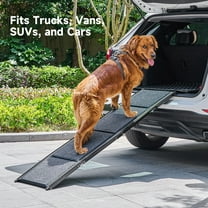 Pefilos 63" Deluxe Telescoping Dog Ramp for Cars, Portable Pet Ramp for ...