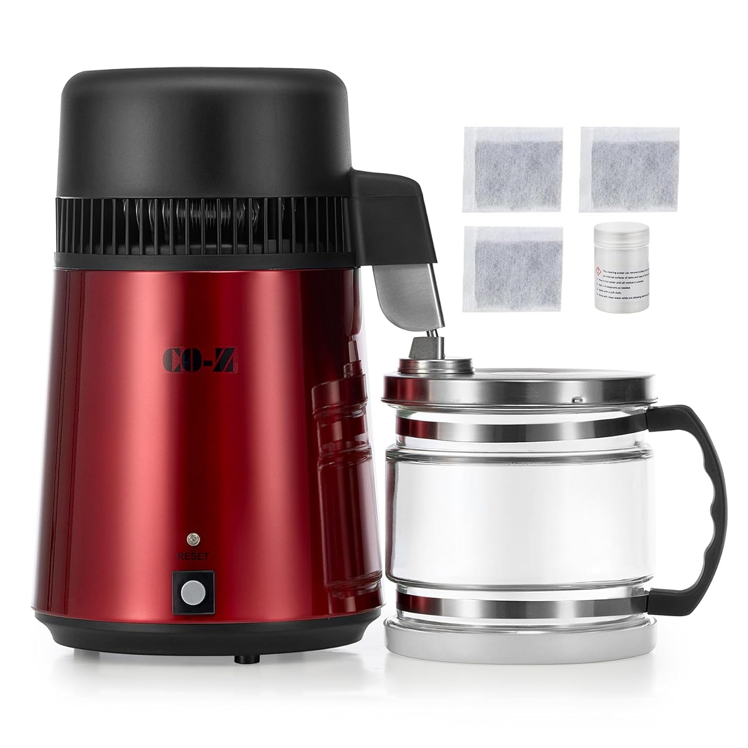 CO-Z Water Distiller, Stainless Steel Distilling Pure Water Machine for ...