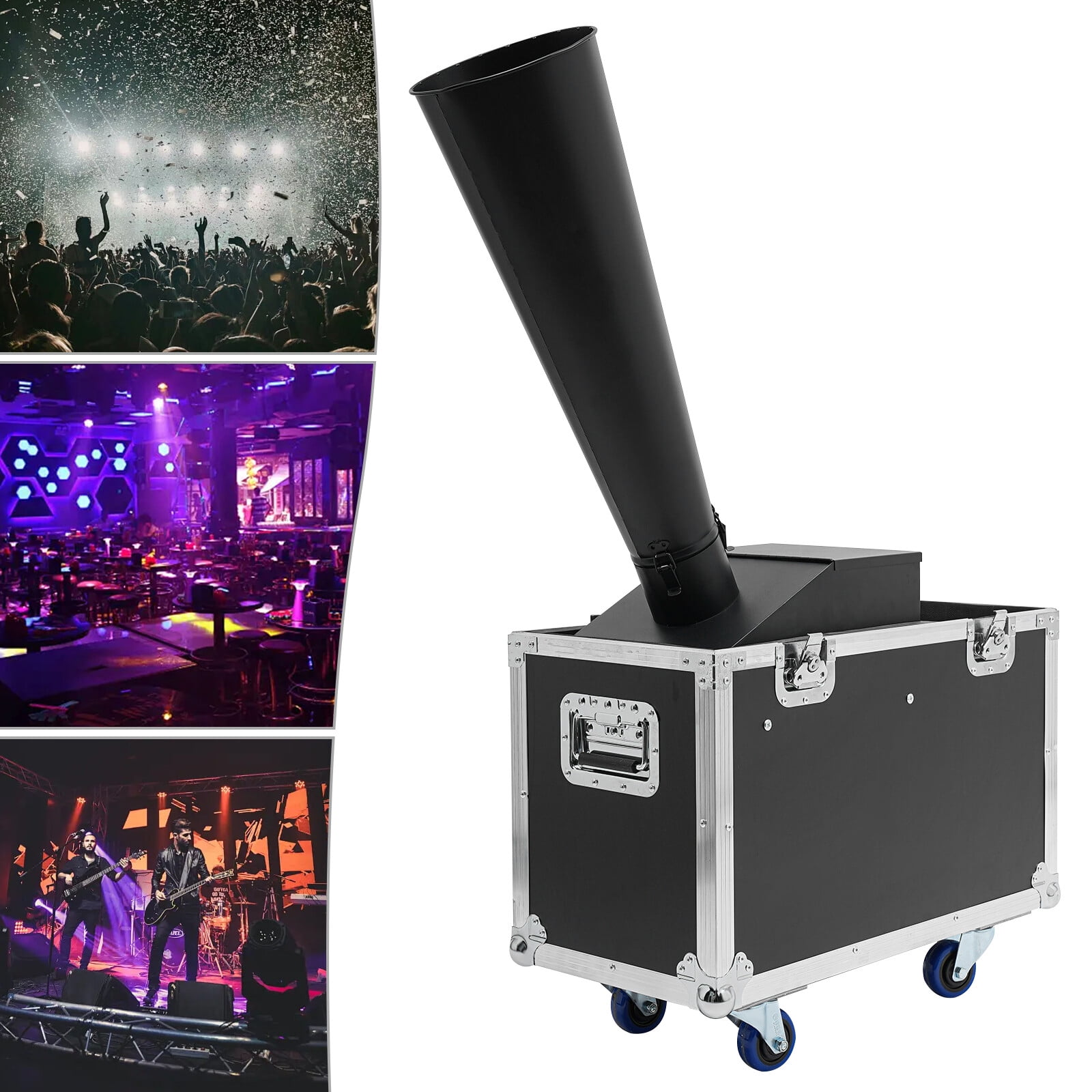 CO2 Confetti Machine with Flight Case Confetti Blaster Jet 19.68 ft ...