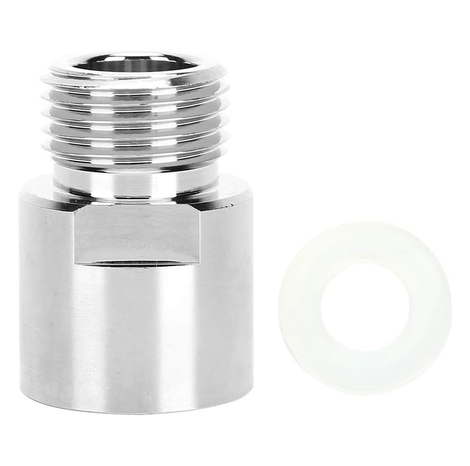 CO2 Cylinder Adapter with Gasket,Female Thread TR21‑4 to Male Thread CGA320 CO2 Refill Adapter ...