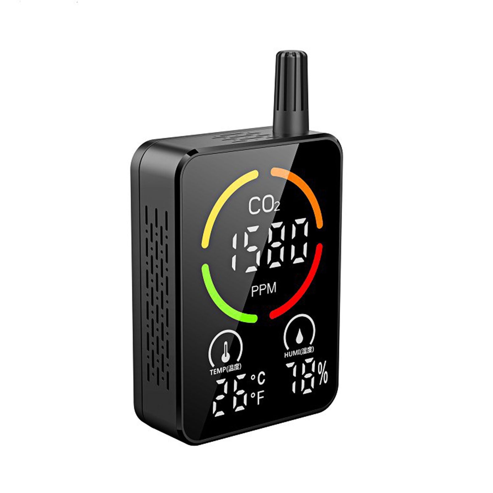 CO2 Detector Air Quality Monitor CO2 Meter Temperature Humidity NDIR ...