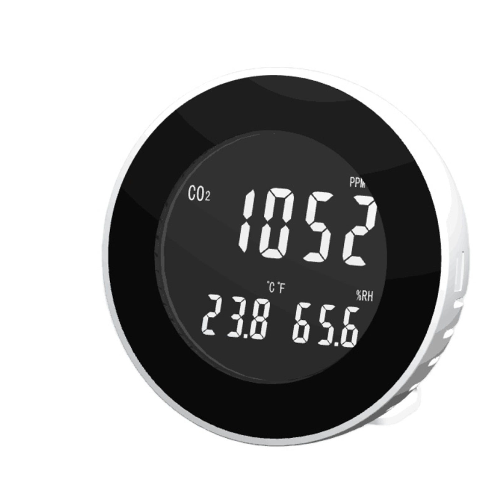 CO2 Detector Air Quality Monitor Easy Operation Temperature Humidity ...