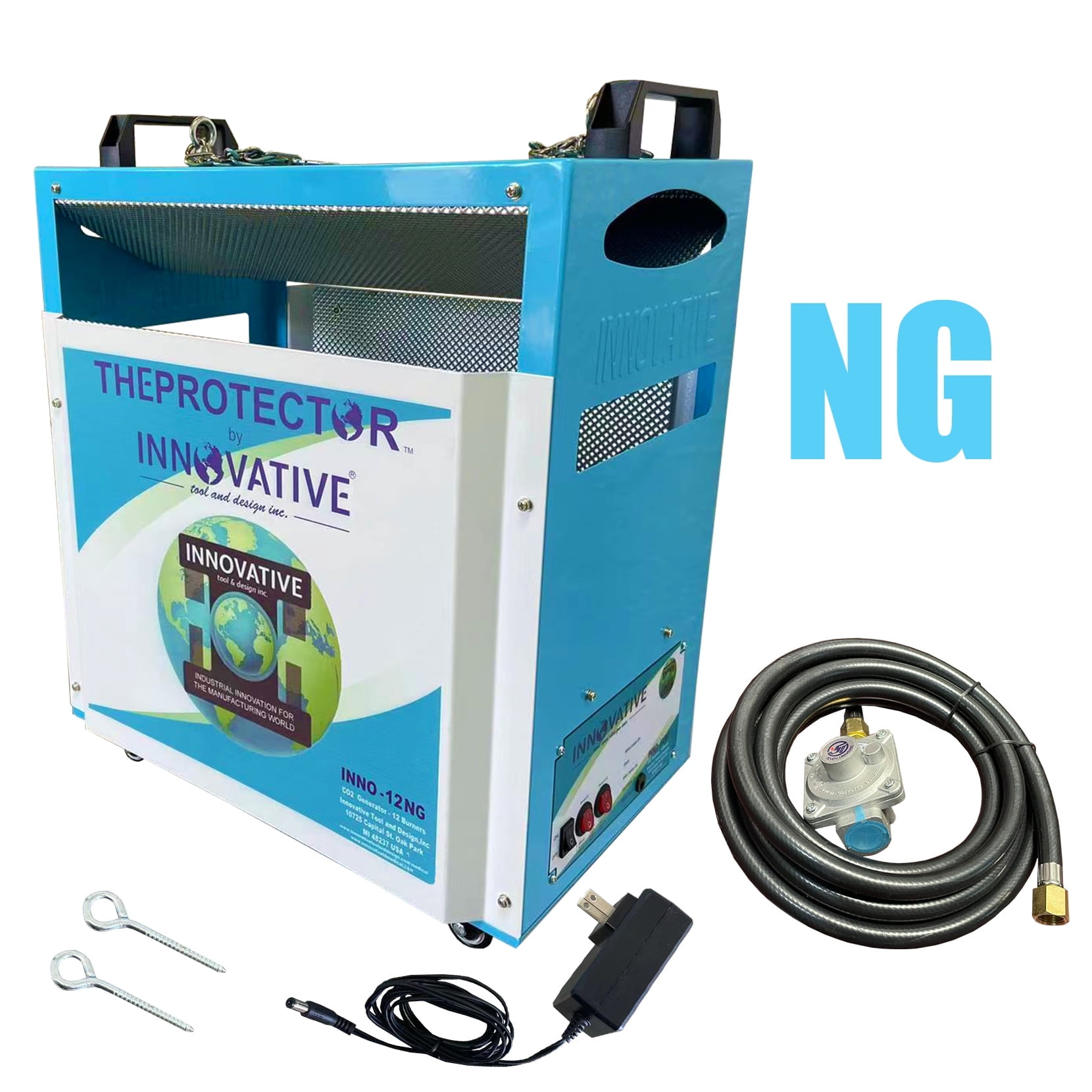 CO2 Generator CO2 burner Carbon Dioxide 12 BURNERS, NG Generator Burner ...