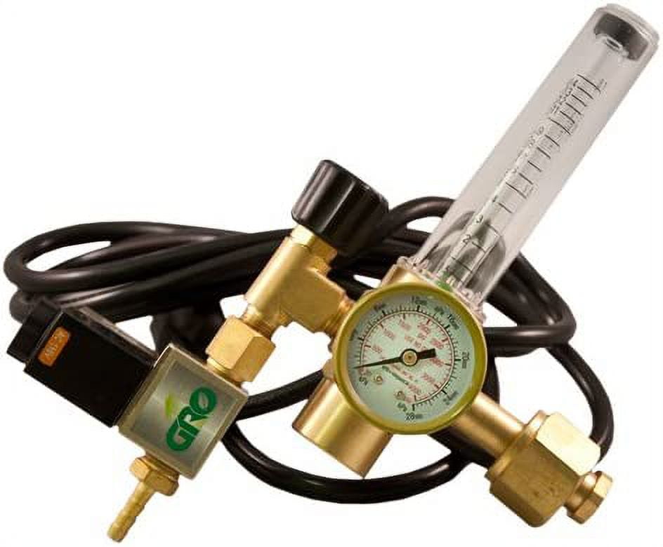 CO2 Grow Room Environment Regulator Flow Meter Solenoid - Walmart.com