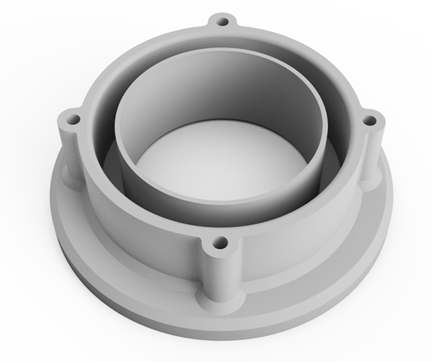 CO2 Laser Exhaust Fan Blower 6 Inch to 3 Inch PVC Pipe Reducer Adapter ...