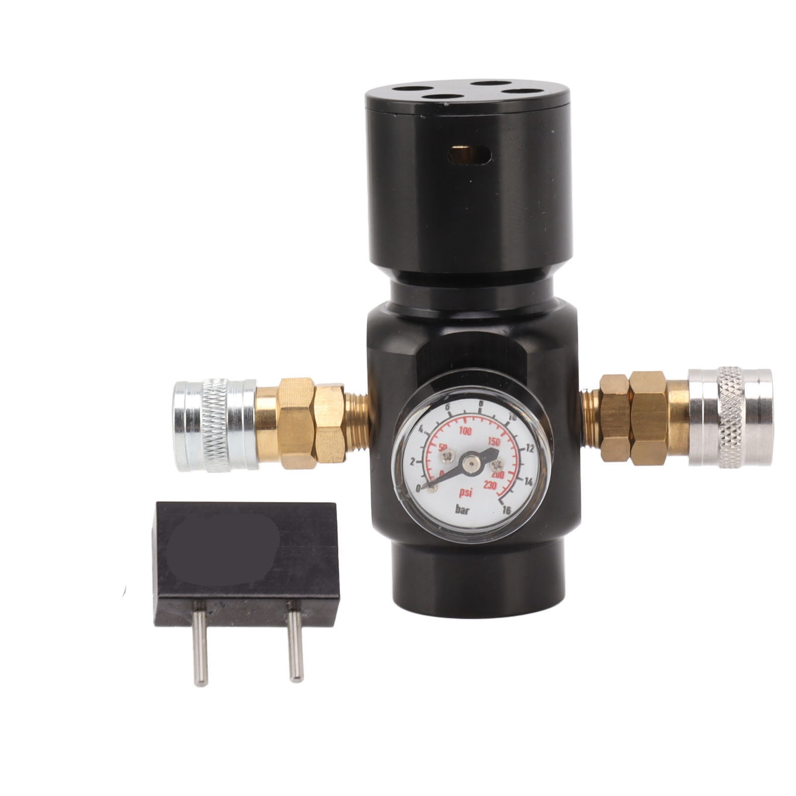 CO2 Mini Regulator Aluminum Alloy Brass Stainless Steel 8mm Dual Female ...