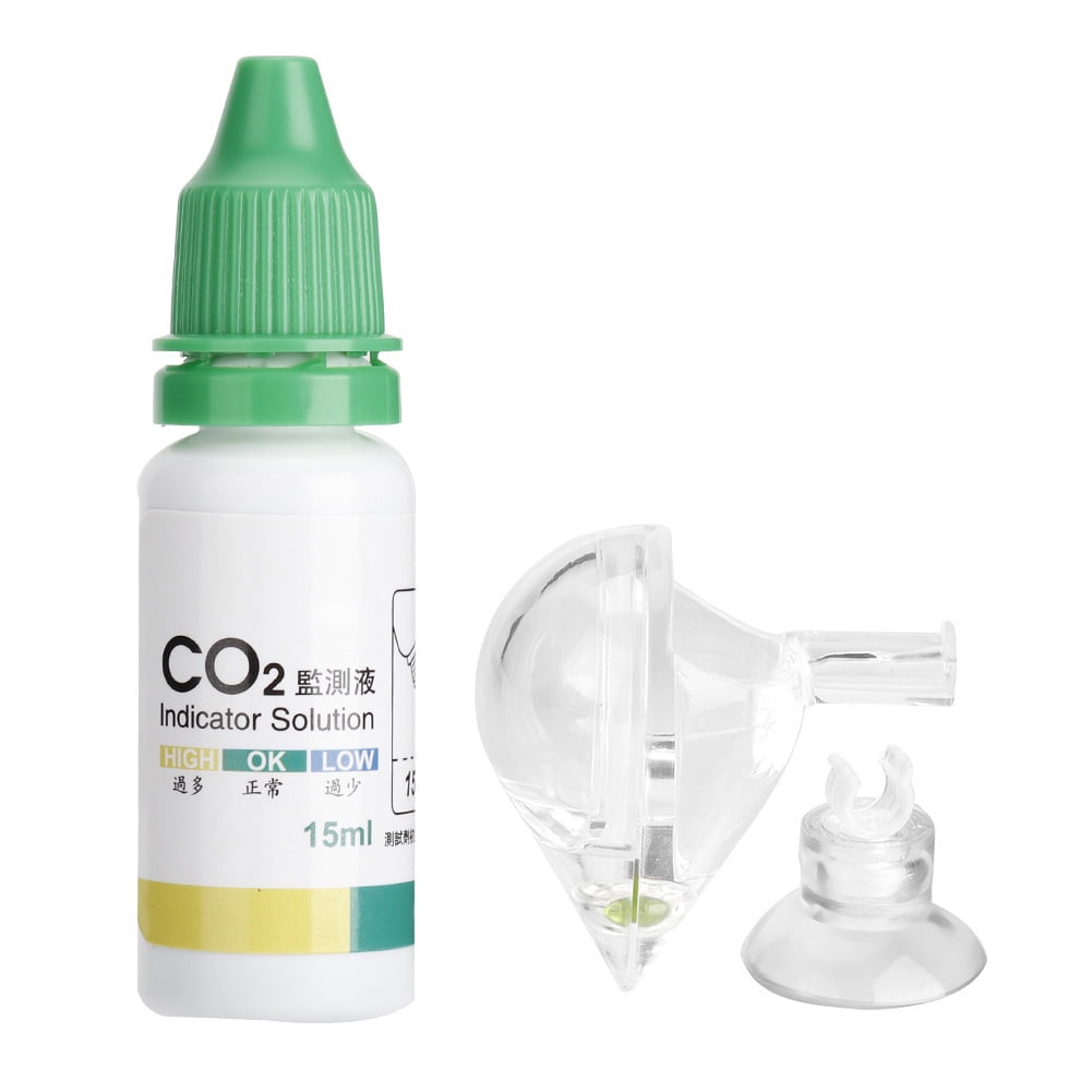 CO2 Monitor Glass Drop Checker for Aquarium Fish Tank - Tester Detector ...