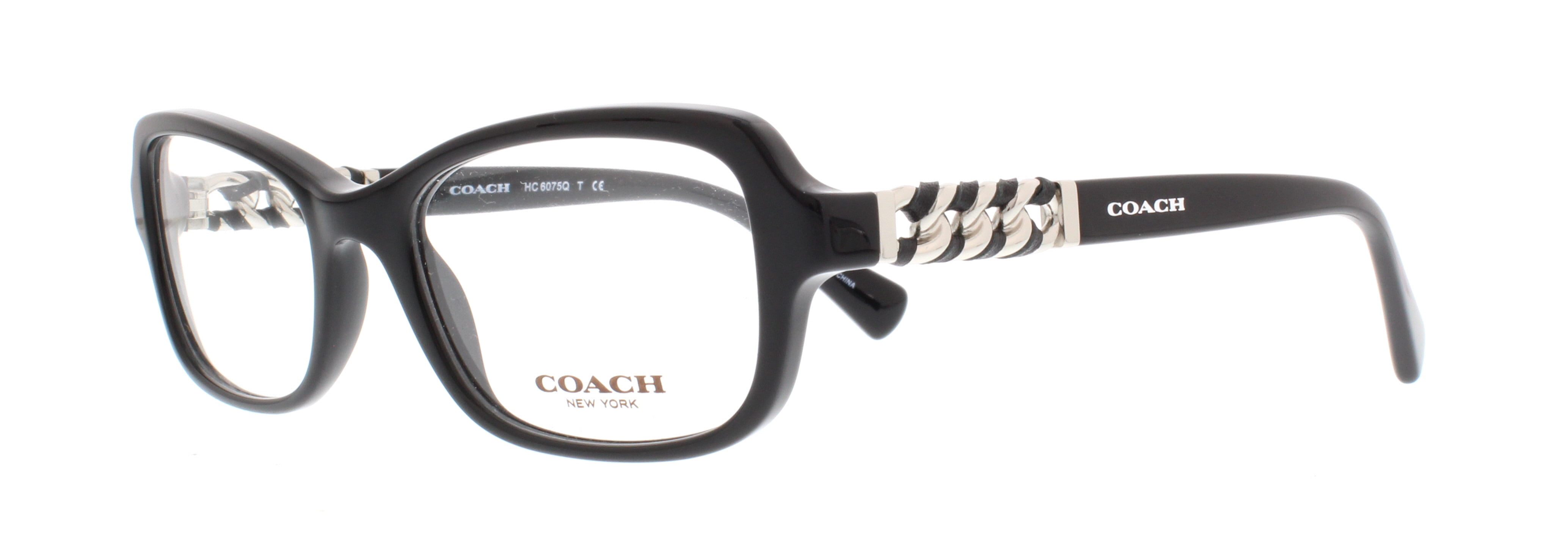 COACH Eyeglasses HC 6075Q 5002 Black 50MM - Walmart.com