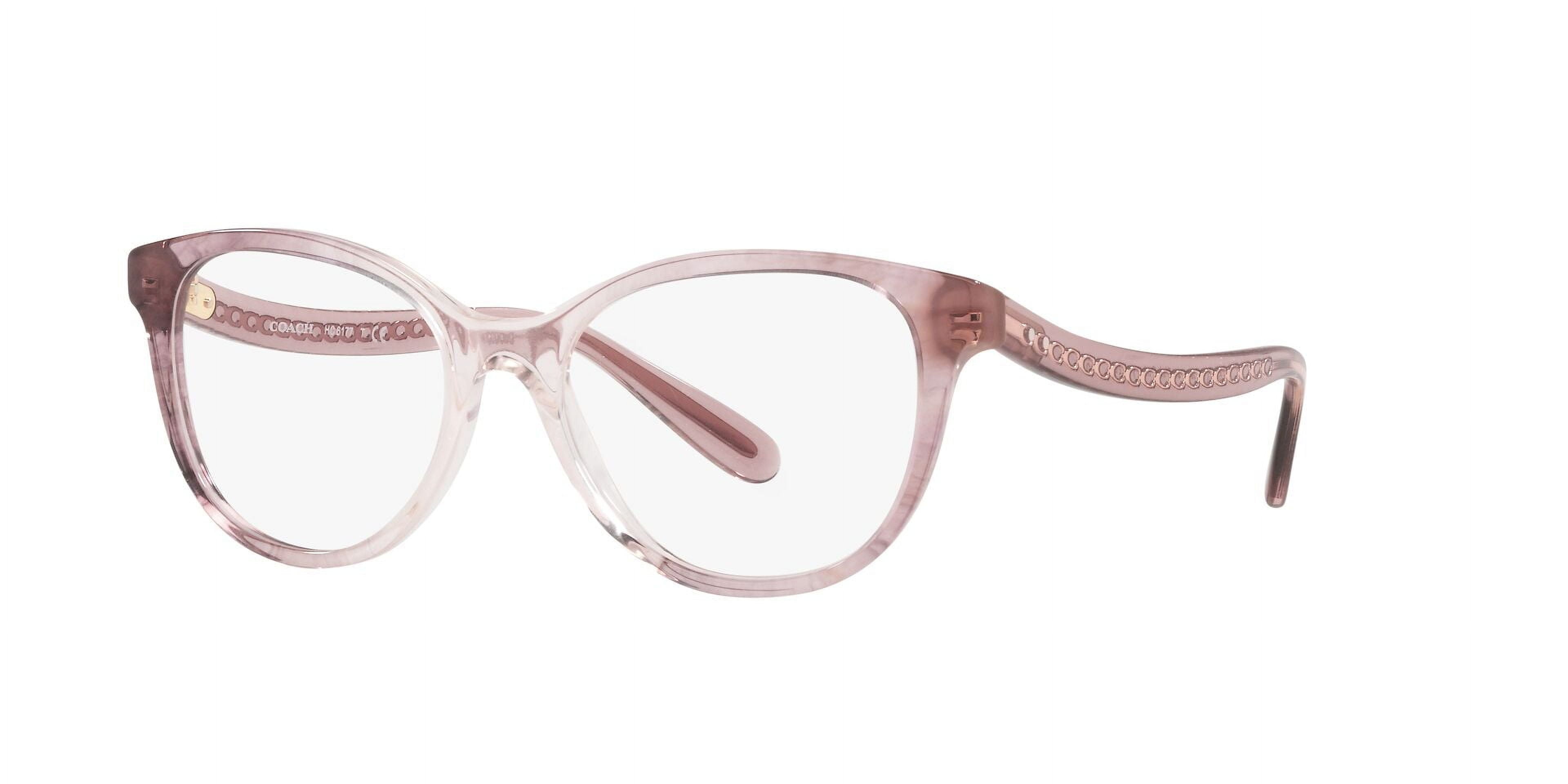 COACH HC6177F 5656 Transparent Pink Ombre Demo Lens 55 mm Women's ...