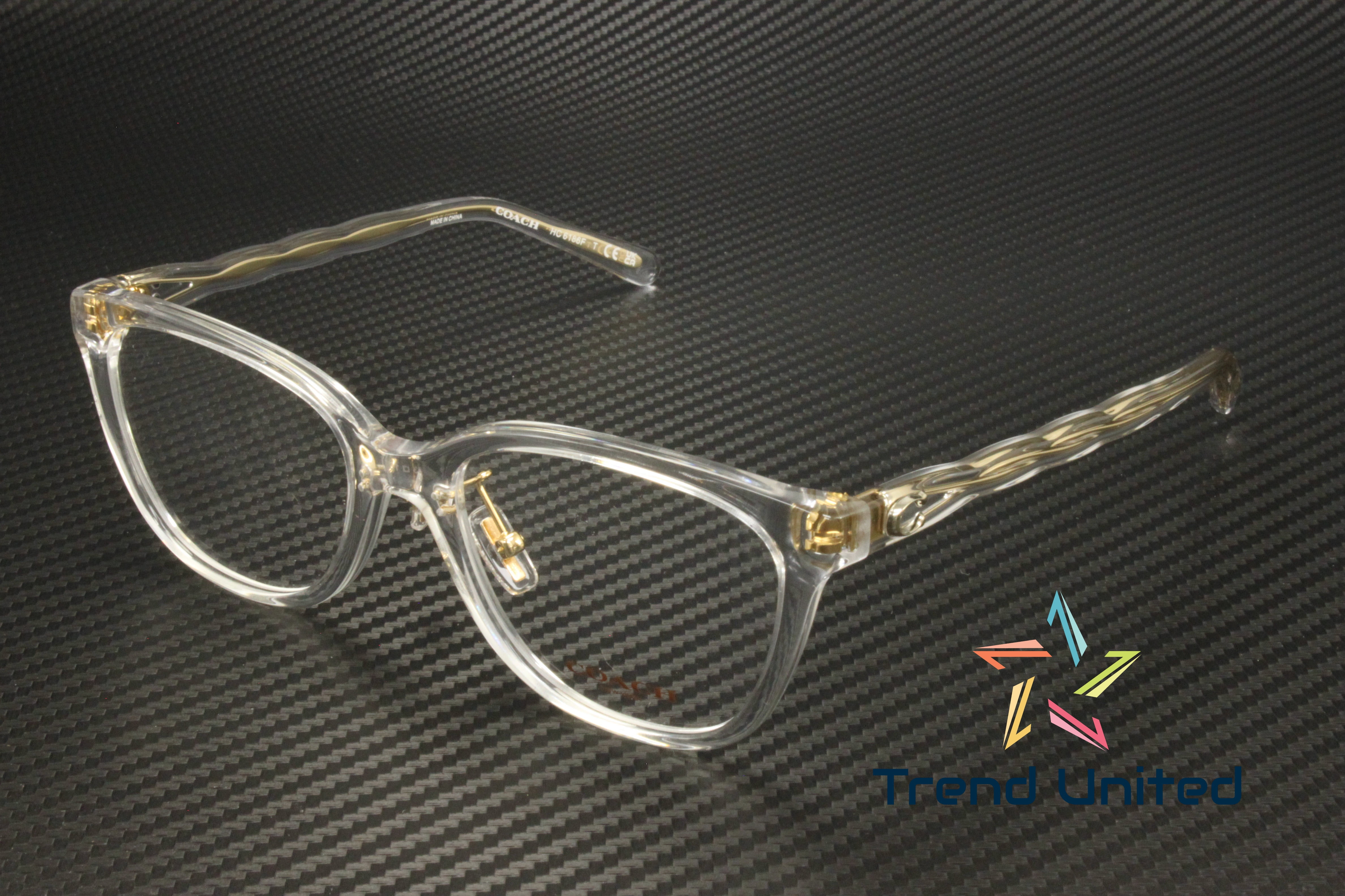 COACH HC6186F 5111 Clear Demo Lens 53 mm Women's Eyeglasses - Walmart.com