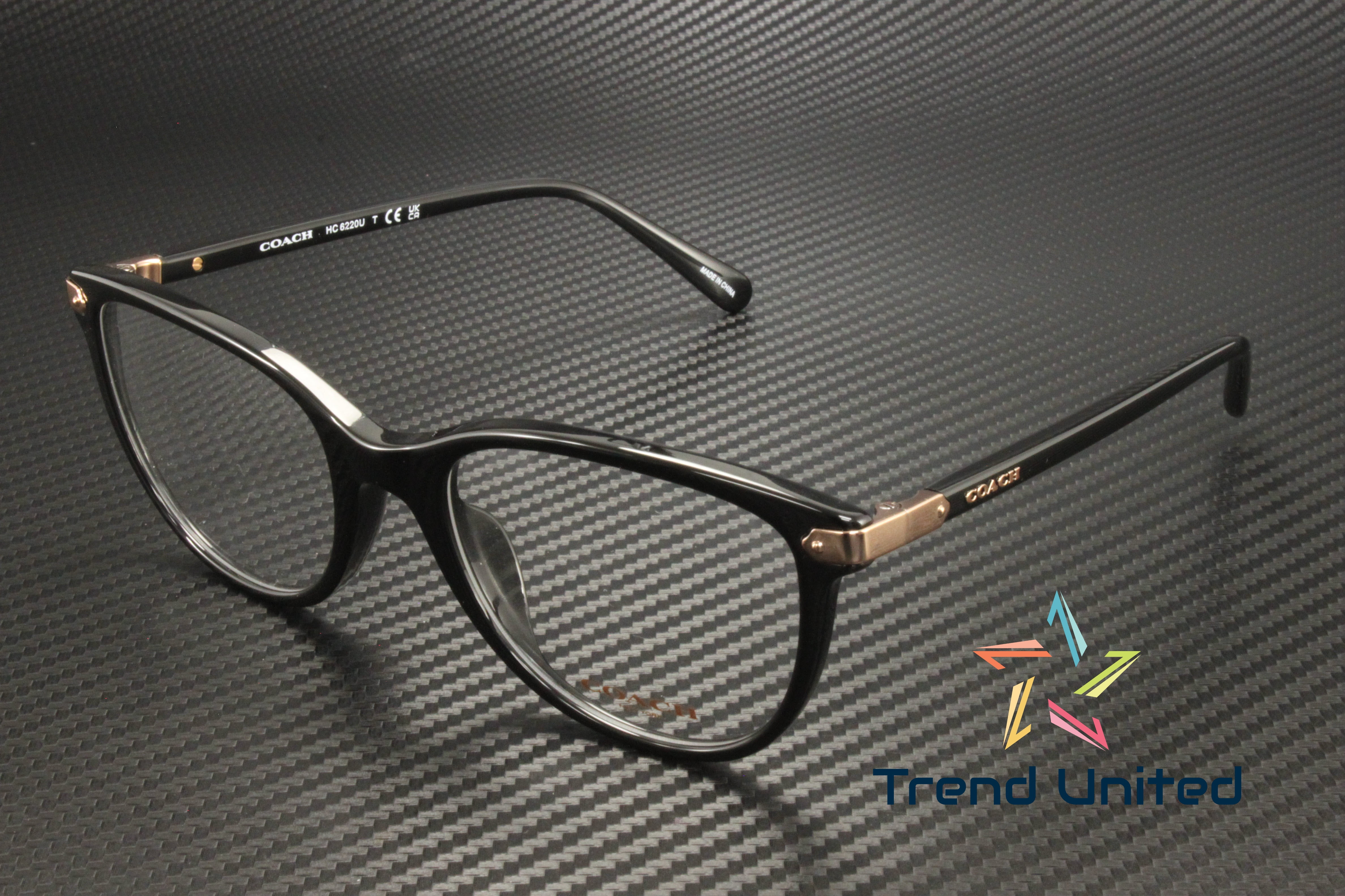 COACH HC6220U 5002 Black Demo Lens 54 mm Women's Eyeglasses - Walmart.com