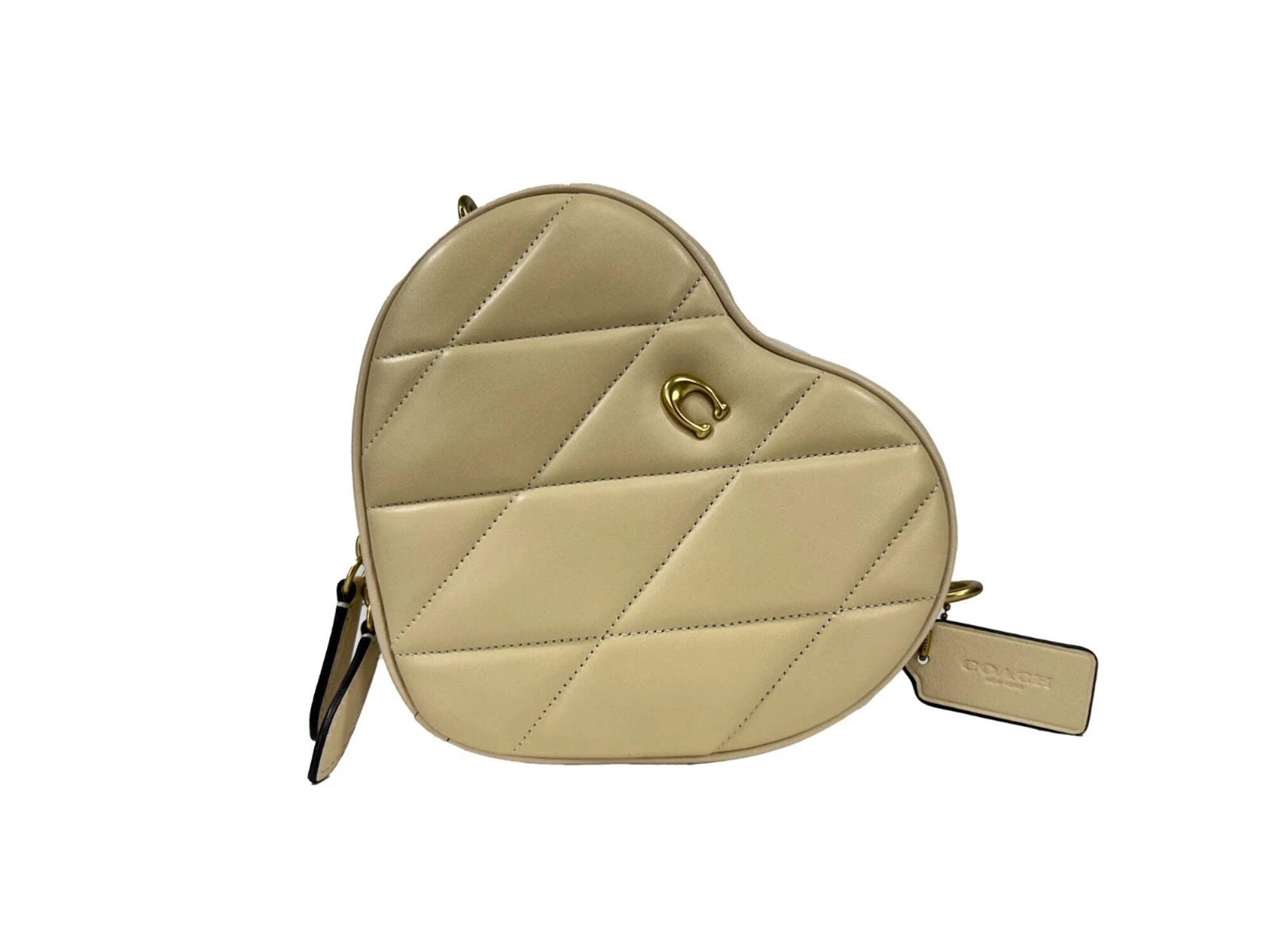 COACH Heart Small Quilted Leather Crossbody Bag Purse - Walmart.com