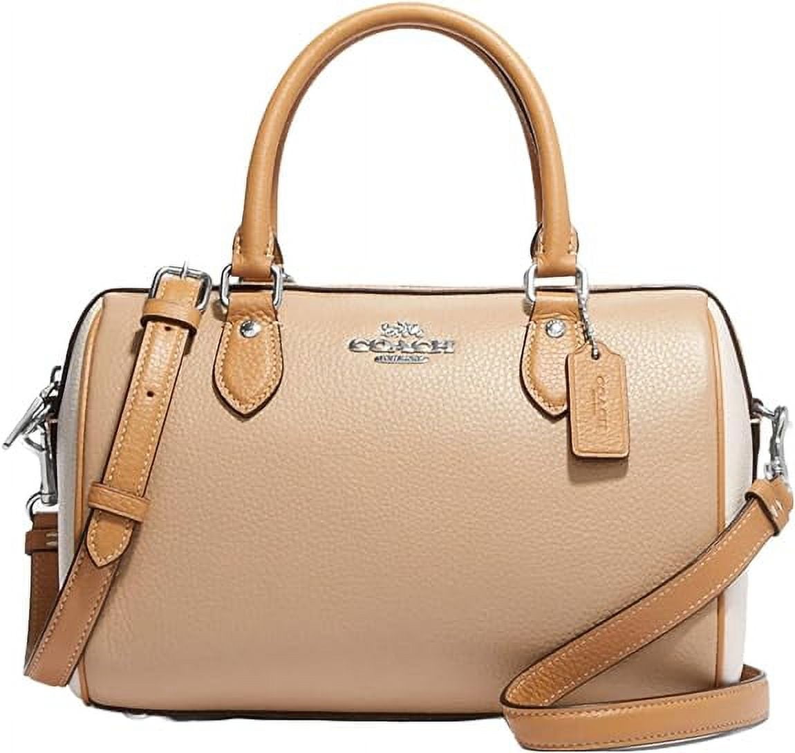 COACH Rowan Satchel in Signature Canvas - Walmart.com
