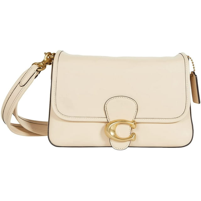 COACH Soft Calf Leather Tabby Shoulder Bag One Size Ivory - Walmart.com