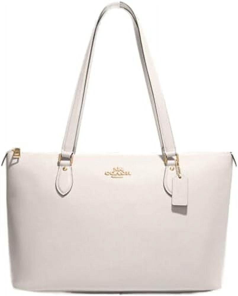 COACH Women's Gallery Leather Tote, Chalk - Walmart.com