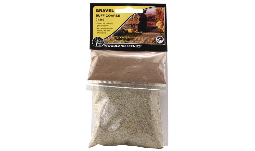 Woodland Scenics - Medium Buff Gravel - C1289 - Walmart.com