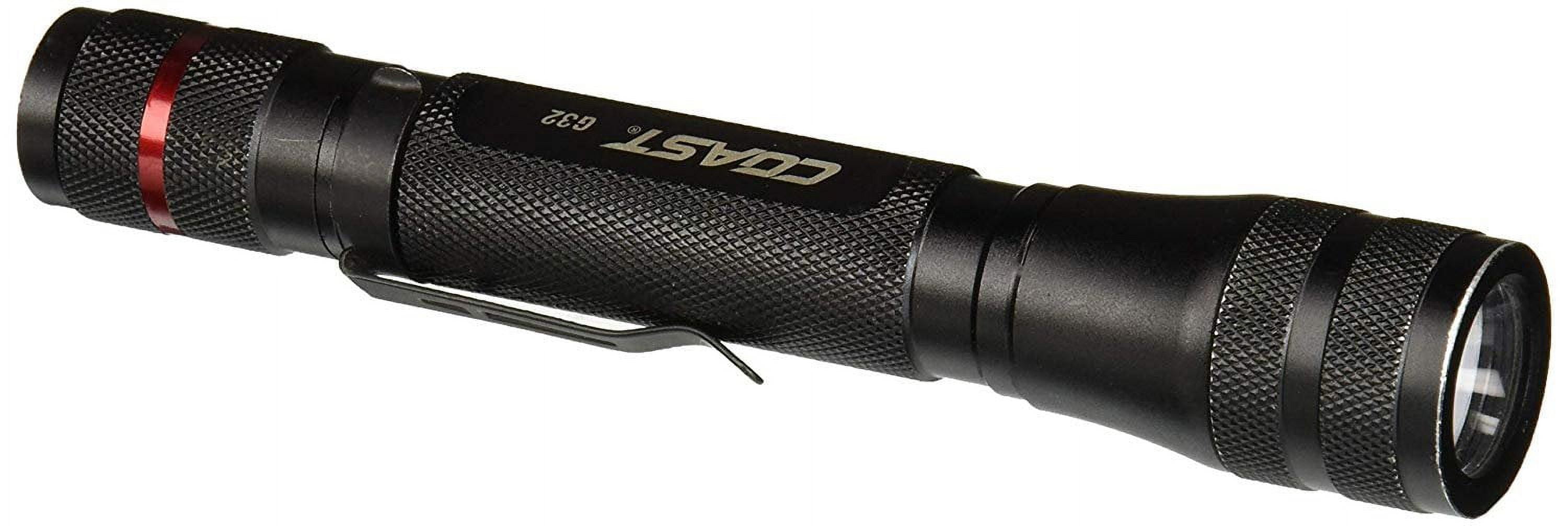 Coast Flashlight G32 LED - Water-Resistant, Manual Power - Black, 10.4 ...