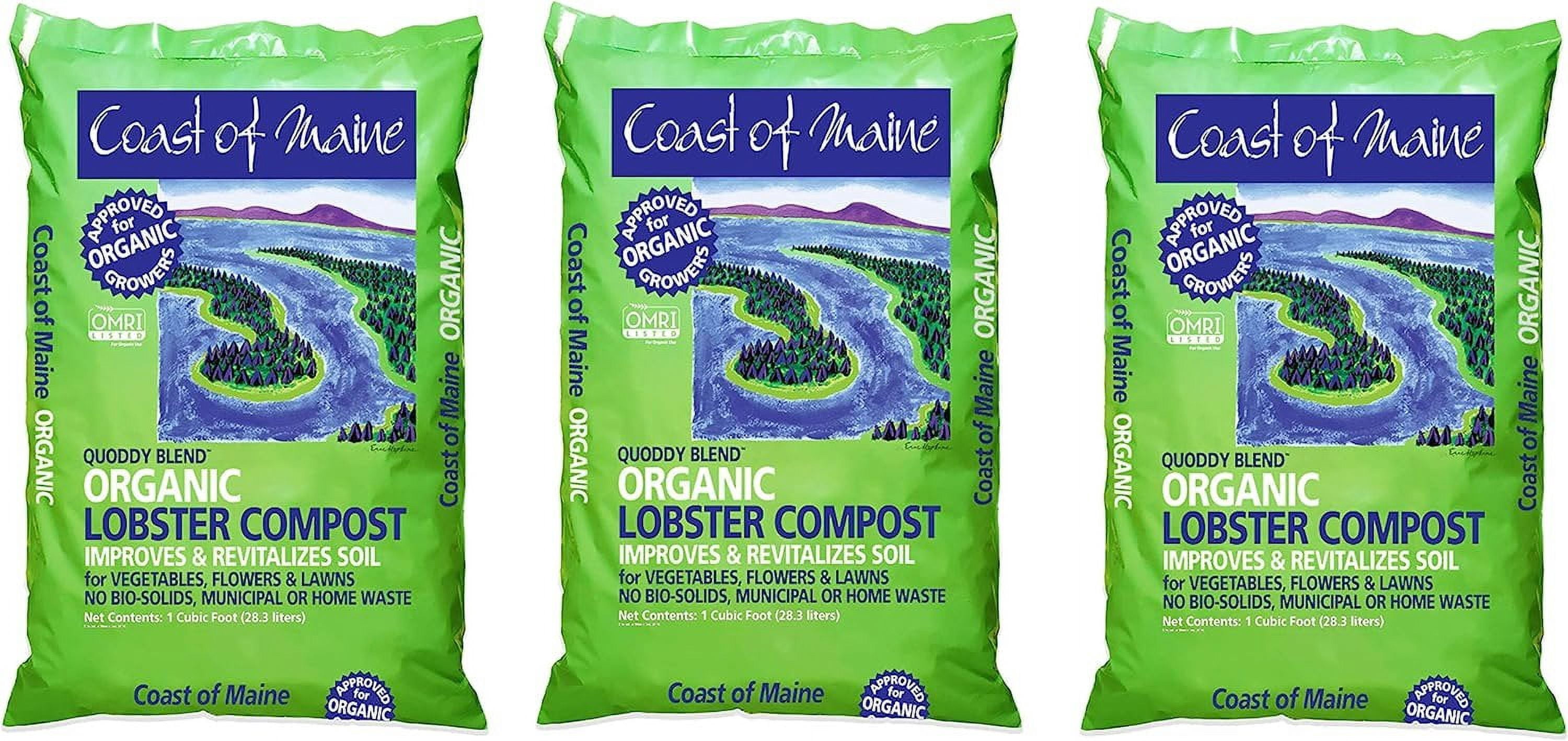 Coast Of Maine Lobster Compost Soil Conditioner - Potting Soil - 1 Cu ...