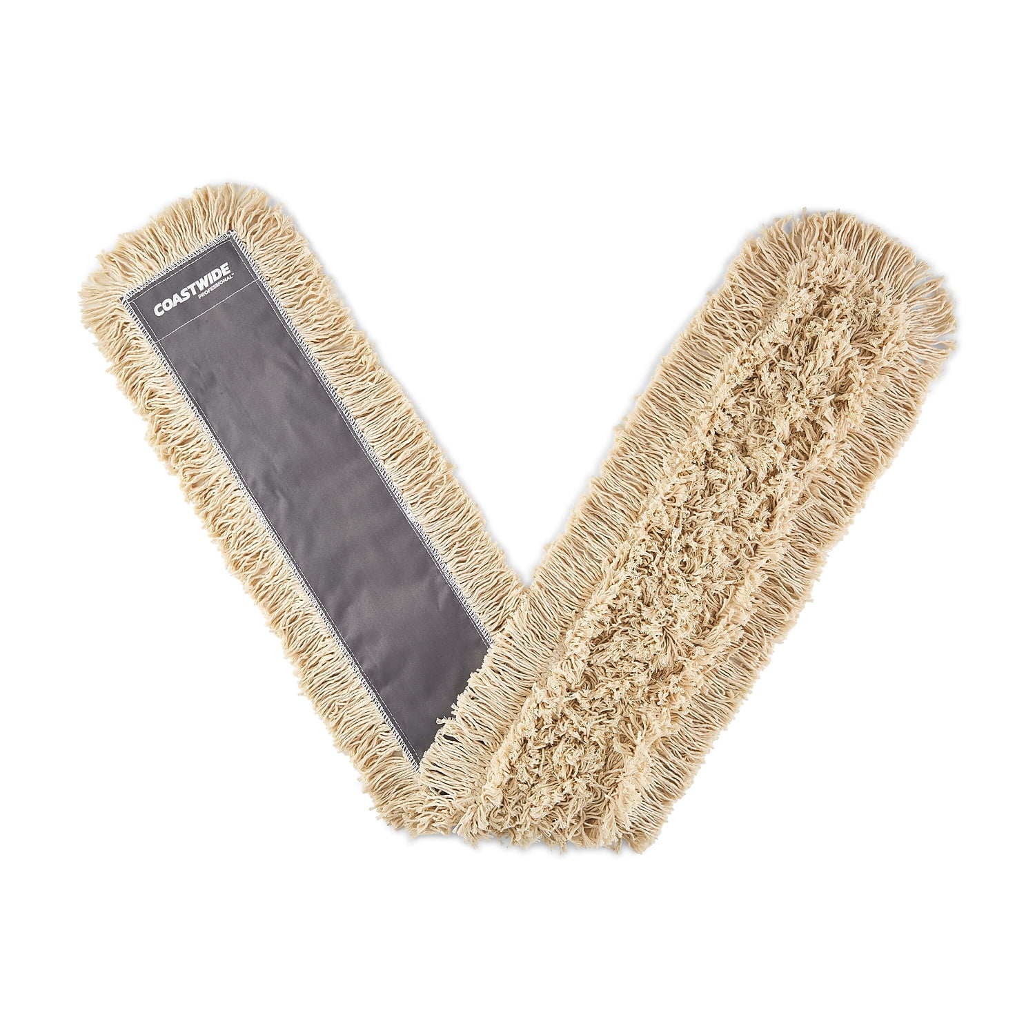 Staples COASTWIDE Cut-End Dust Mop Head Cotton 60" x 5" White CW56756 ...