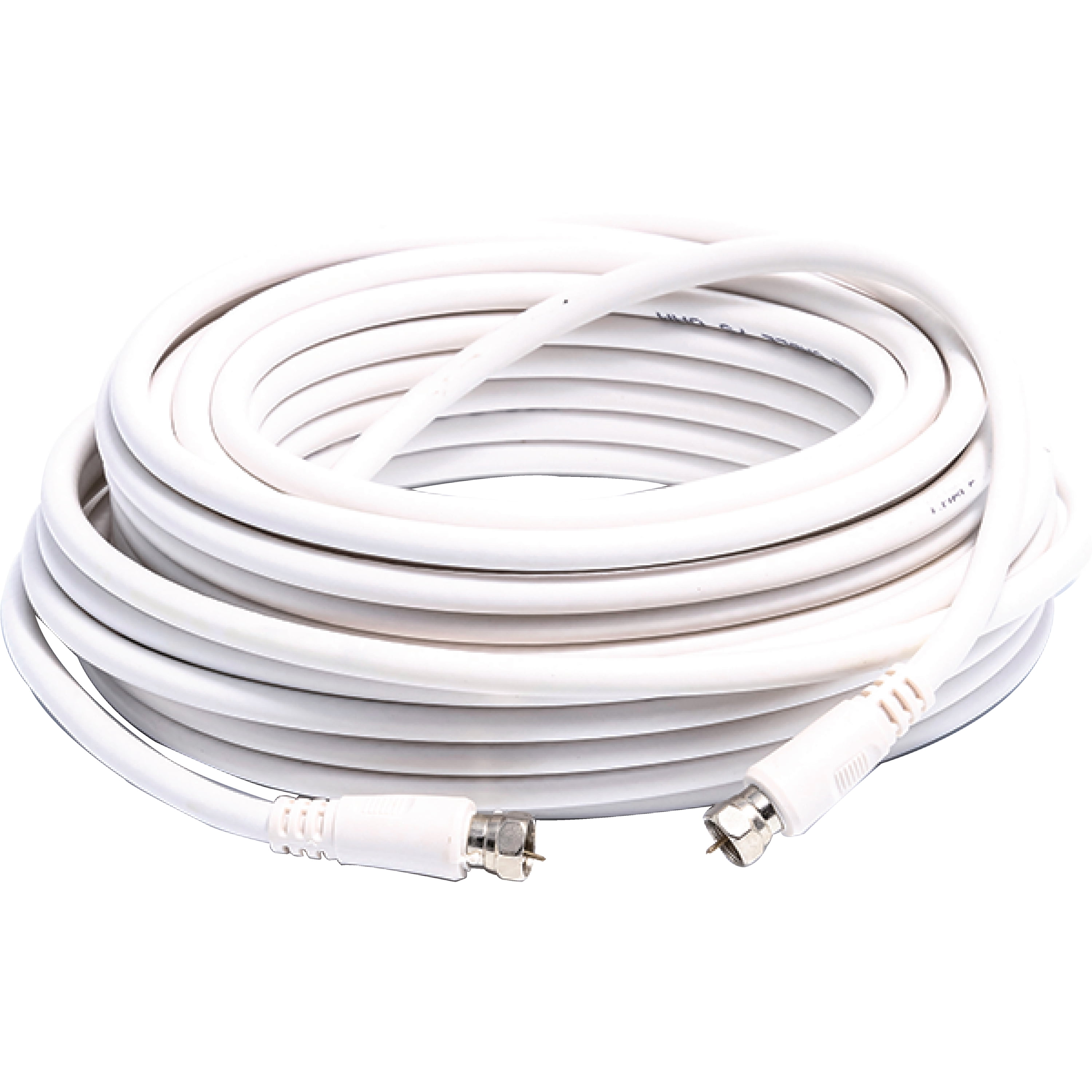 COAXIALCABLE,RG-6U, F TYPE FITTINGS, 50 FT. - Walmart Business Supplies