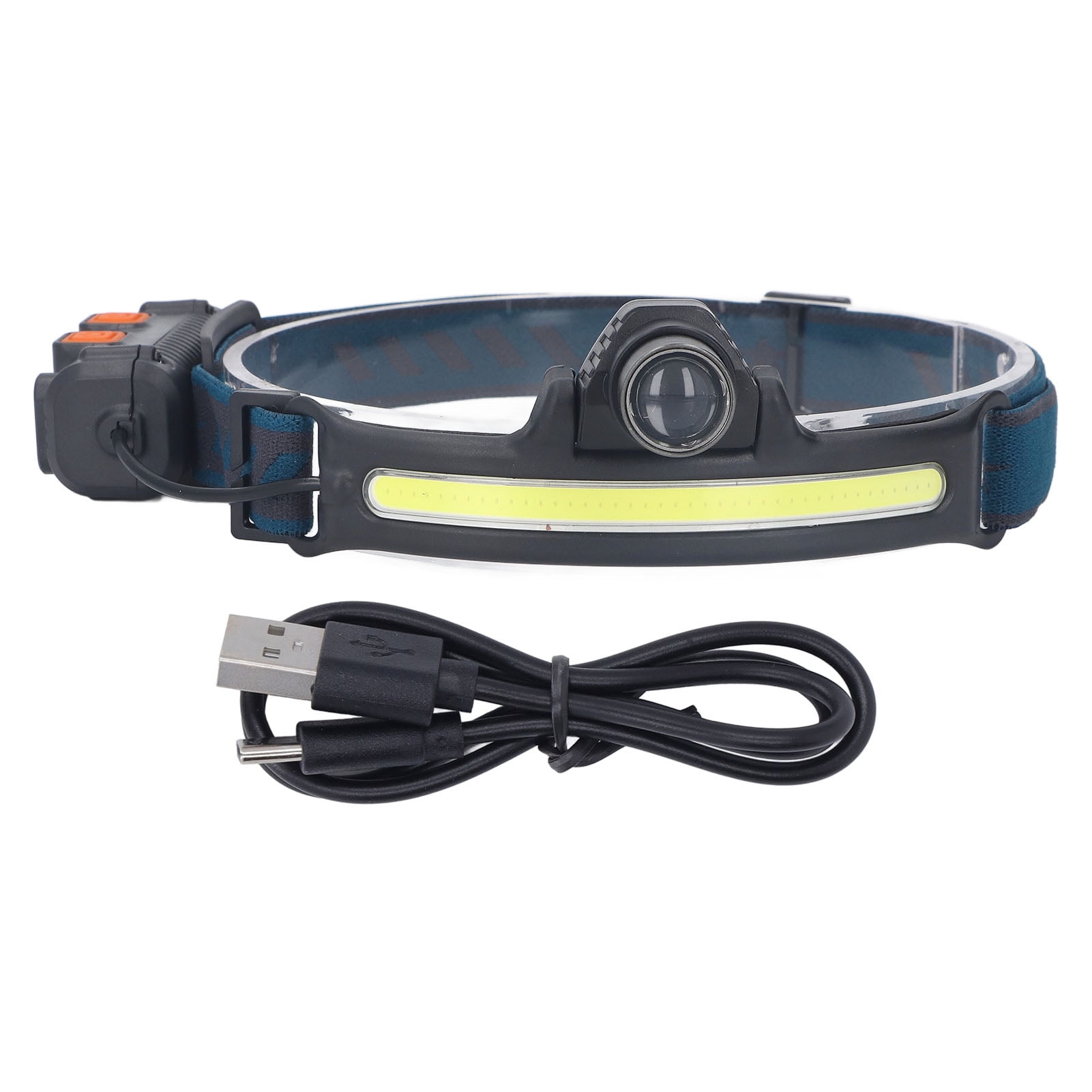 COB Flood Light Sensor Induction Headlamp Type C Charging Outdoor ...