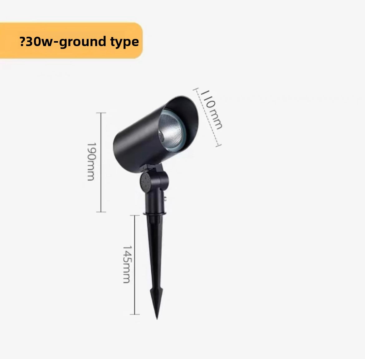 COB LED Ground Spike Light – IP67 Waterproof Outdoor Landscape ...