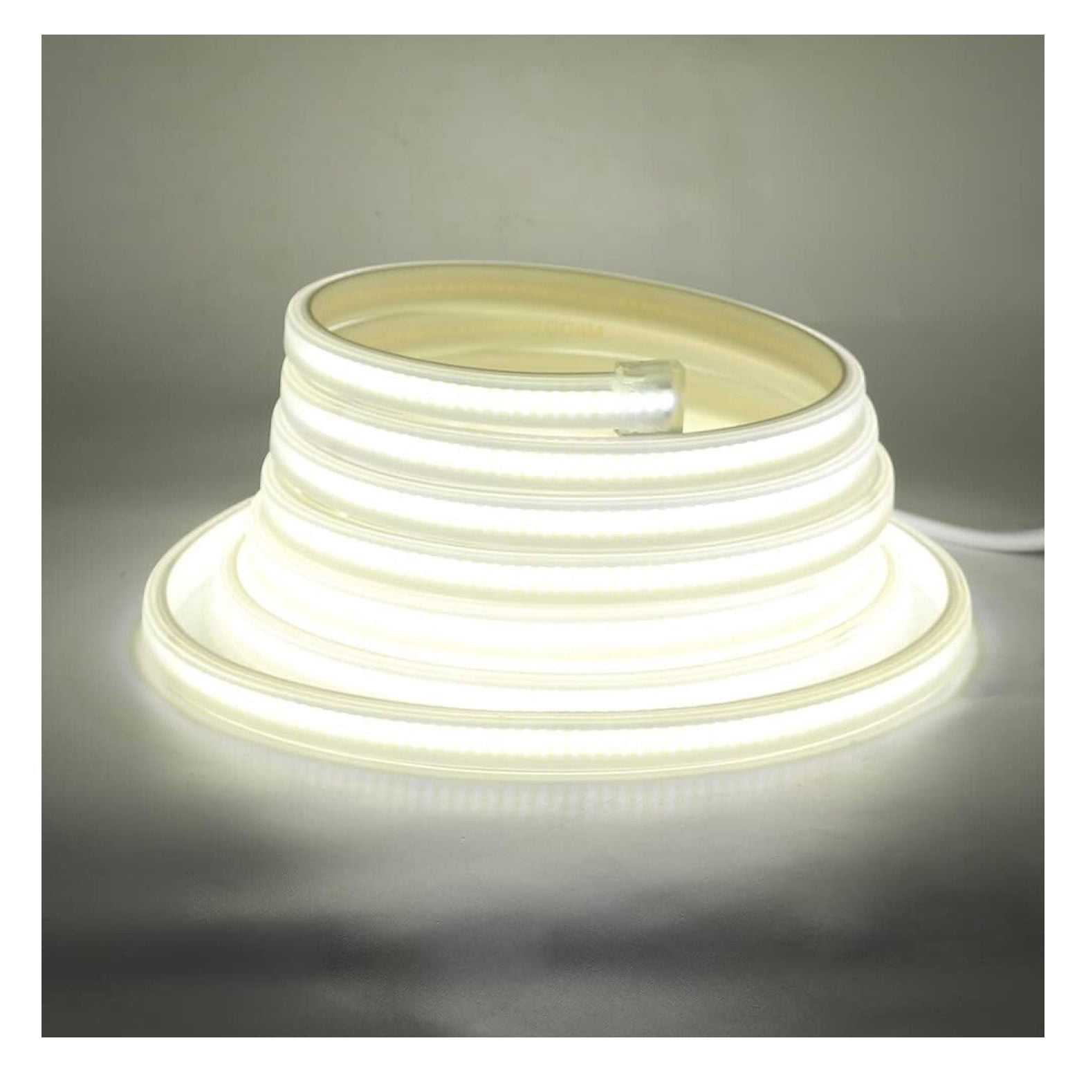 COB LED Strip 6m, 110V 288LEDs/m Super Bright Cool White 6500K COB LED ...