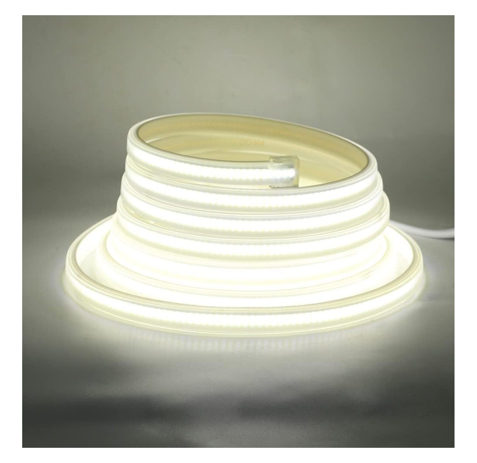 COB LED Strip 8m, 110V 288LEDs/m Super Bright Cool White 6500K COB LED ...