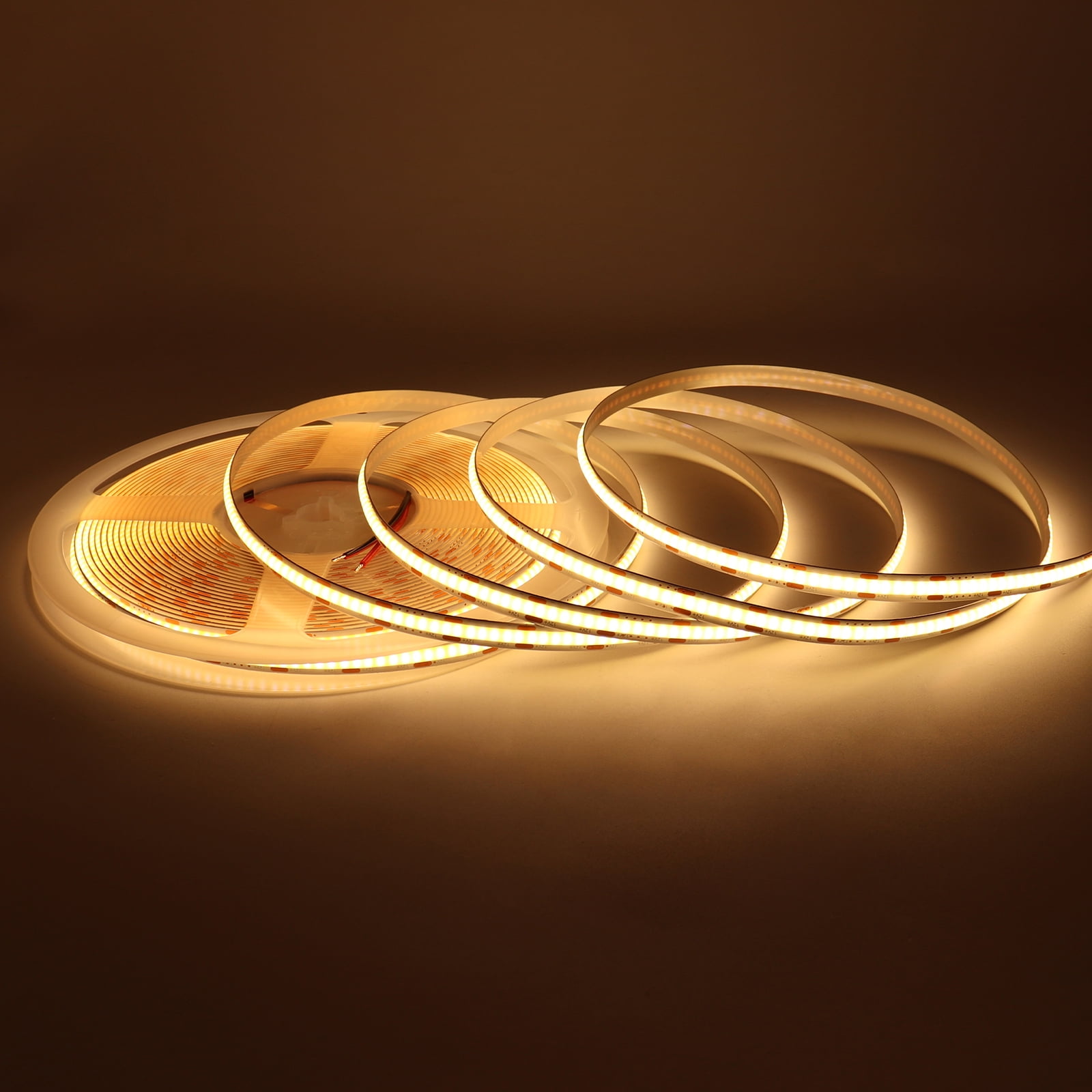 24V COB LED Strip Light 3000K Warm White, 10M Flexible LED Tape ...