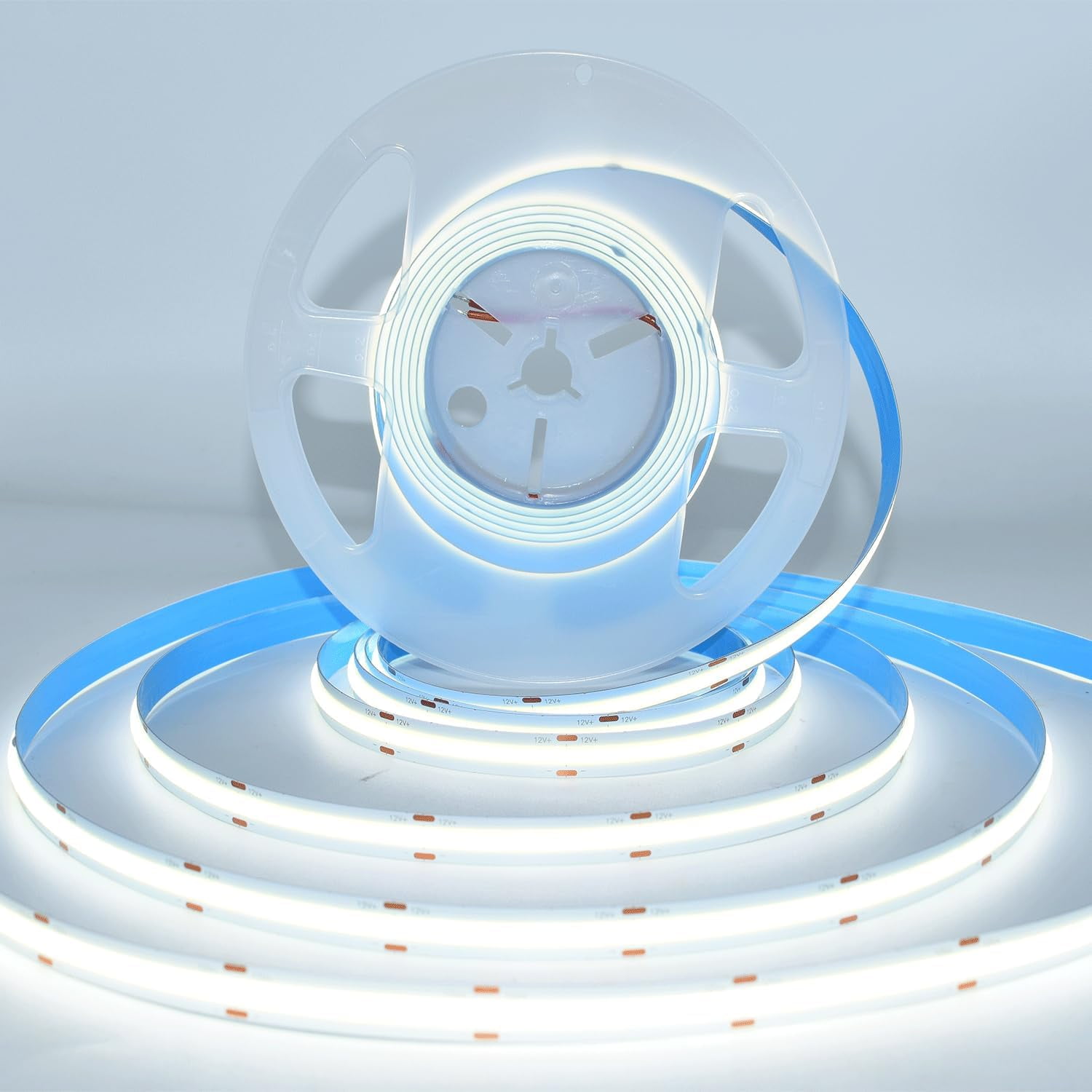 COB LED Strip Lights, Dimmable AC110V-130V 16.4ft Super Bright 30000LM ...