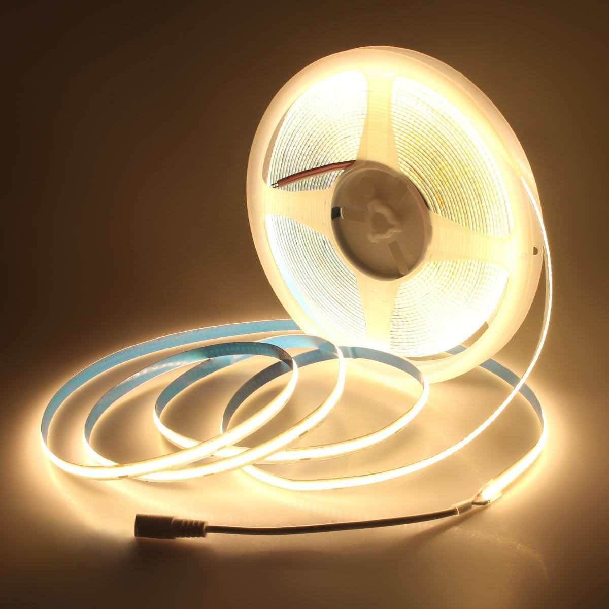 COB Led Strip Lights 24V 32.8ft Led Strips Lights 3000K Warm White ...