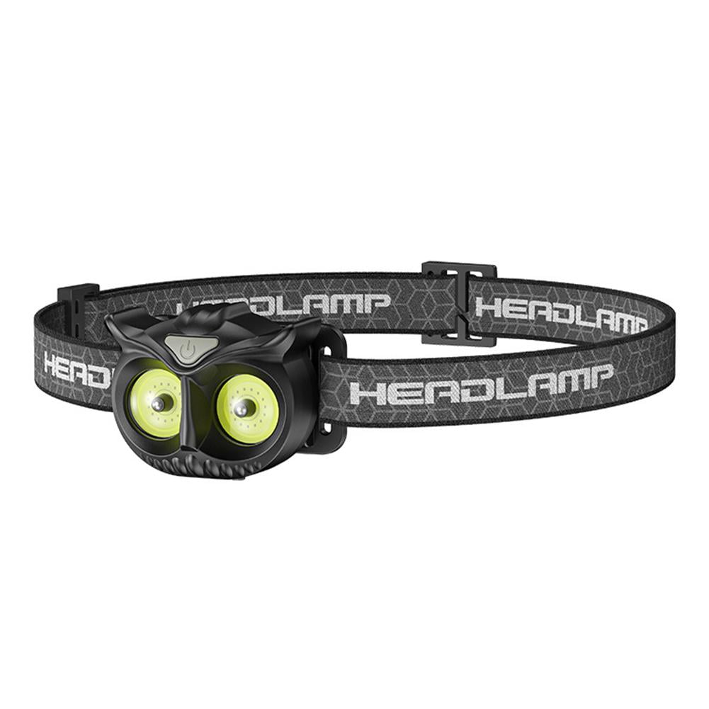 COB Owl Headlights USB Rechargeable Headlights with Lamp Tent NEW Hook U89C P5N2 - Walmart.com