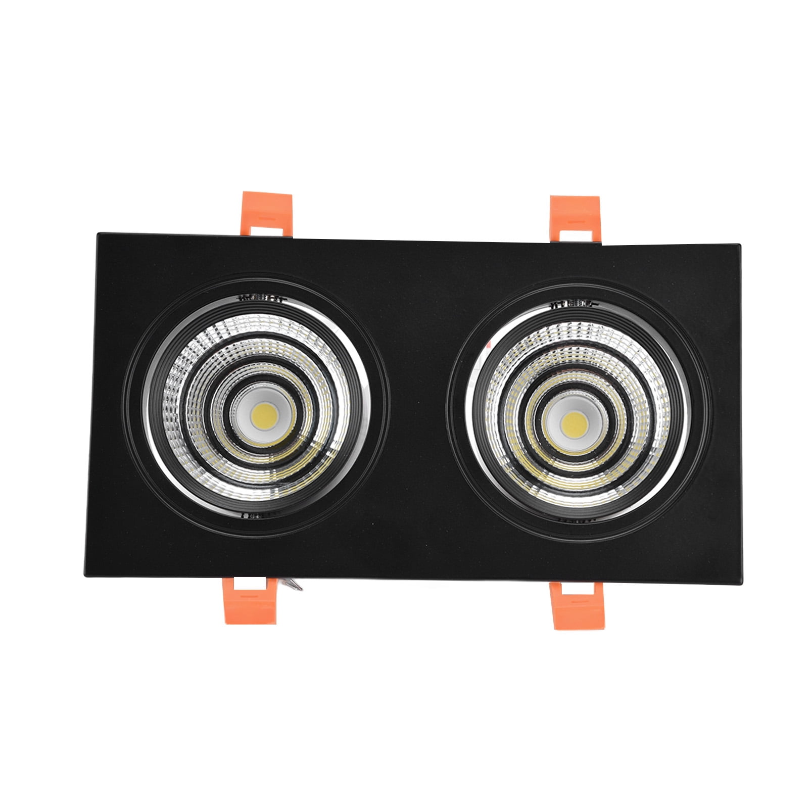 COB Rectangle LED Recessed Light, Adjustable Angle, Dual Head, 100-264V ...