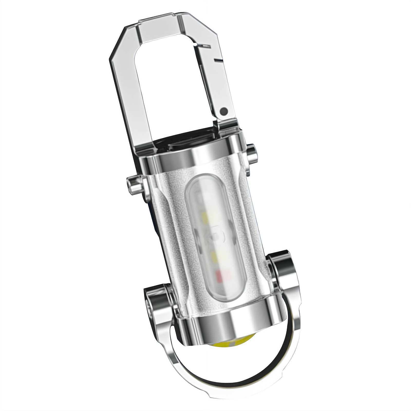 COB Work Light TYPE-C Rechargeable LED Flashlight Keychain Hanging ...