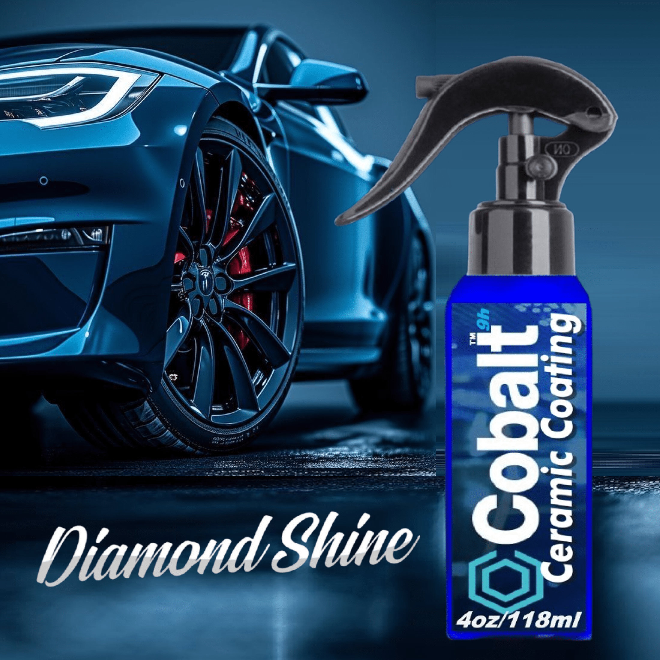 COBALT CERAMIC SPRAY NEXT GENERATION DIAMOND SHINE CAR COATING WAX ...