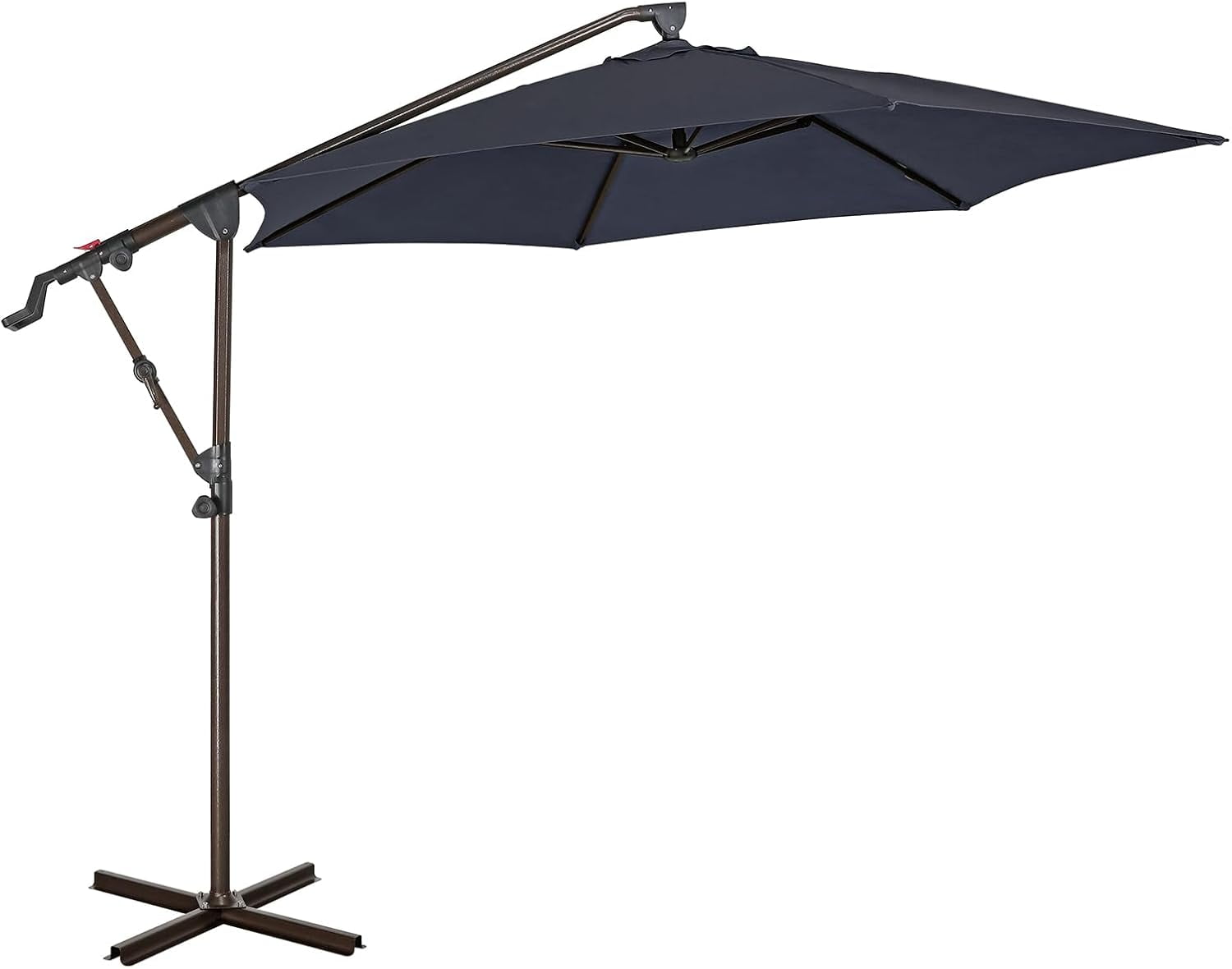 COBANA 10ft Offset Hanging Patio Umbrella, Outdoor Cantilever Aluminum ...
